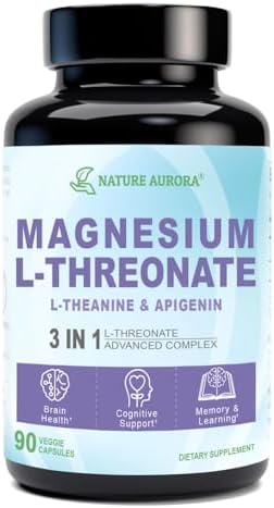 Amazon.com: ELMNT Triple Sleep Magnesium Threonate w. Apigenin ...