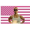 Amazon.com : Rafe Cameron pink American Flag 3x5 Ft Outdoor Indoor,Drew ...