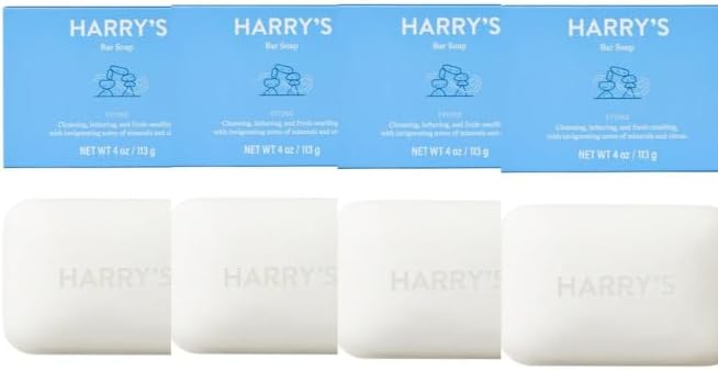 Amazon.com : Harry's Bar Soap, Stone Scent, 4 oz, 4 Pack : Beauty ...