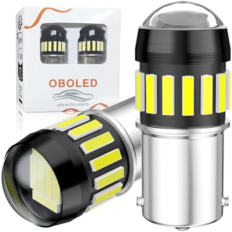 P21w 1156 Ba15s LED Bulb White 6000K 6W 12V-24V DC10-30V Super Bright ...
