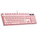 Pink Gaming Keyboard USB Wired Keyboard,MageGee New Mechanical Storm ...
