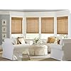 Amazon.com: LazBlinds No Tools No Drill Cordless Bamboo Roman Shades ...