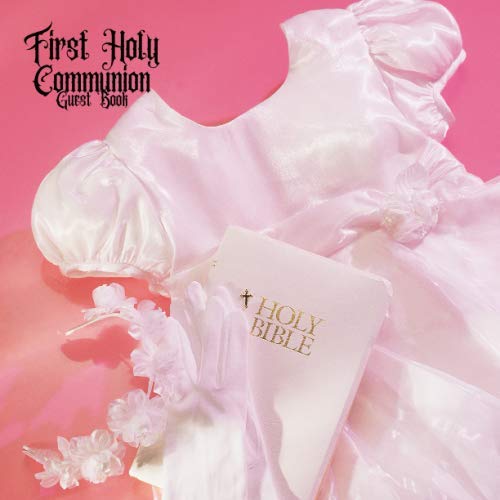 Amazon.com: First Holy Communion Guest Book: Keepsake Message Memory ...