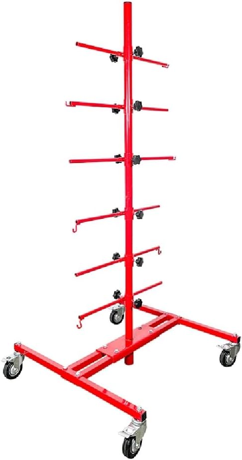 Amazon.com: LAUCO Panel Tree Paint Stand, Adjustable Automotive 6 Hooks ...