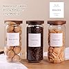 Amazon.com: CZZGSM 3 Set Glass Pantry Storage Jars with Acacia Airtight ...
