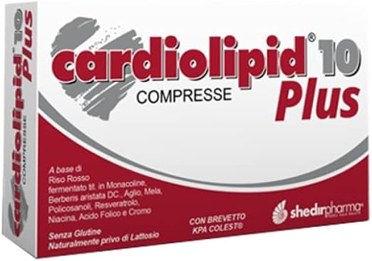 Cardiolipid 10 plus 30 compresse Integratore alimentare : Amazon.it ...