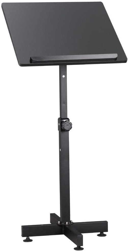Amazon.com: Yaheetech Height Adjustable Lectern Stand Portable ...