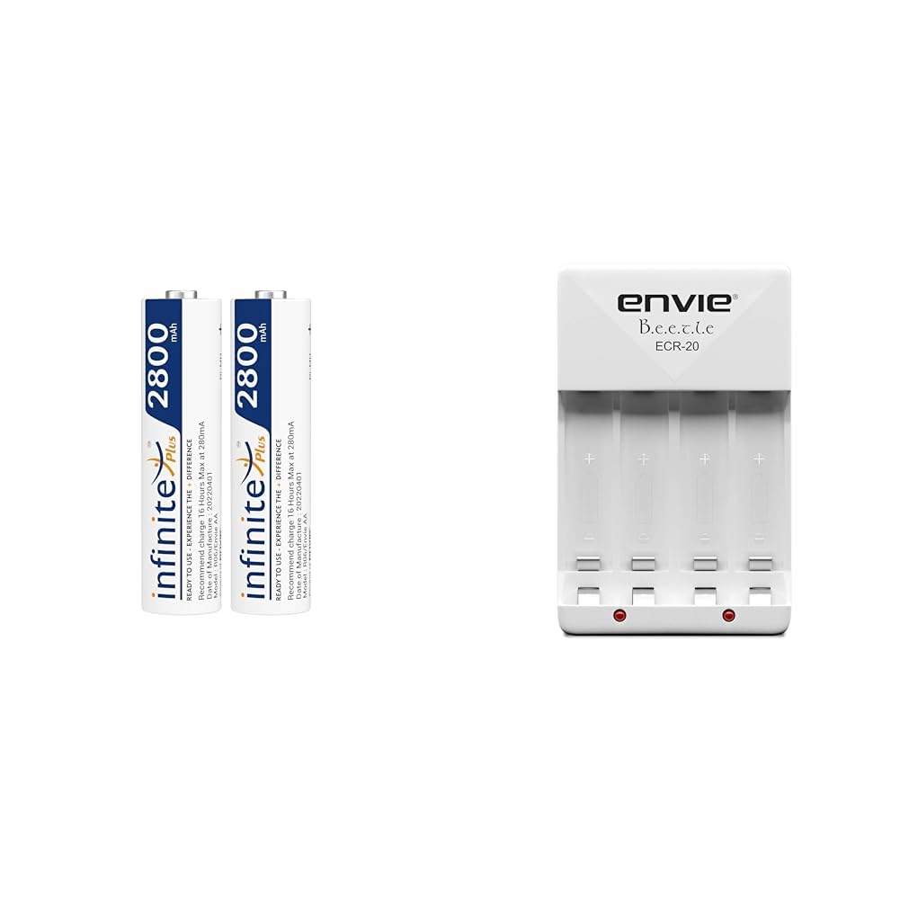 ENVIE® (2800mAh Infinite Plus 2PL) Infinite Plus AA High Capacity ...