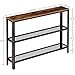 Amazon.com: Rolanstar Narrow Console Table, Rustic Sofa Table with 2 ...