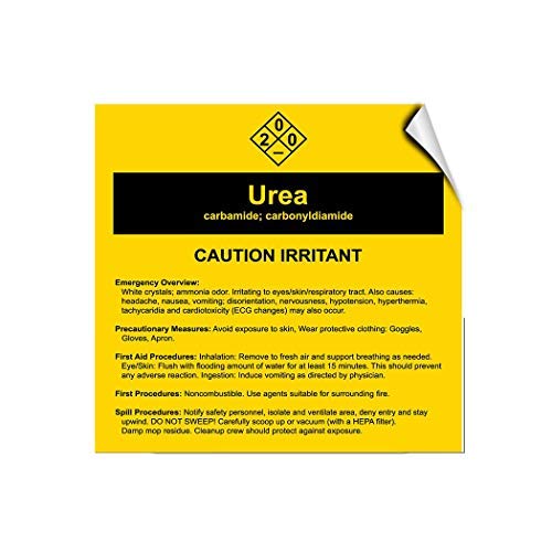 Urea Carbamide Carbonyldiamide Hazard Hazard Labels Warning Stickers ...