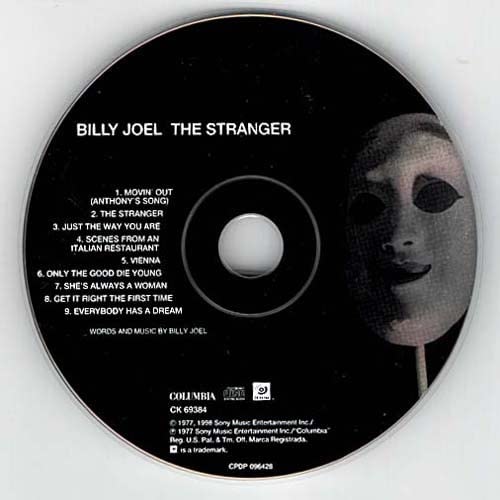 Billy Joel - The Stranger ~ Billy Joel ~ Rock ~ CD ~ Acceptable ...