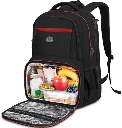 Amazon.com: MATEIN Mens Backpack with Lunch Box, Sturdy Padded 17 Inch ...