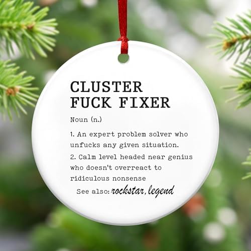 Amazon.com: PALORIX Gag Gifts for Christmas - Ceramic Christmas ...