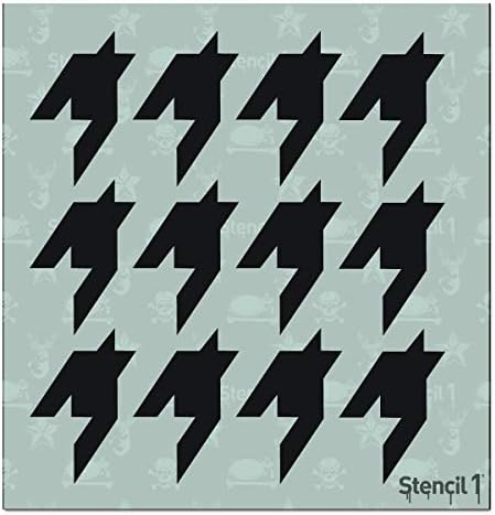 Amazon.com: Houndstooth Wall Stencil - Large Reusable Stencils for ...
