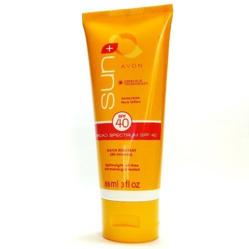 Amazon.com: Avon Sun+ Sunscreen Face Lotion Broad Spectrum SPF 40-3 Oz ...
