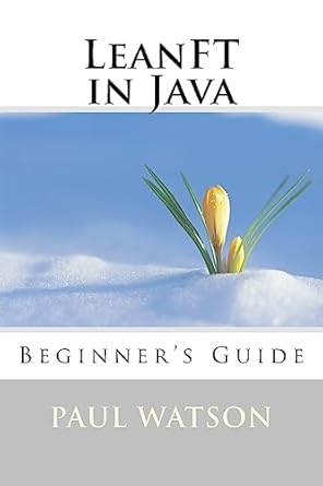 LeanFT in Java: Beginner's Guide: Watson, Mr Paul: 9781539134015 ...