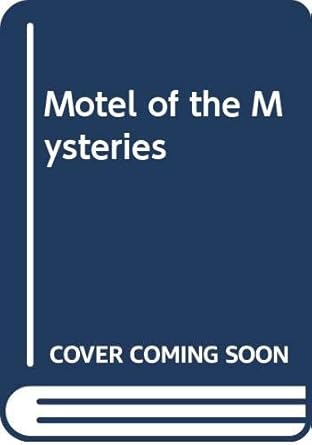 Motel of the Mysteries: David Macaulay: 9780590472364: Amazon.com: Books