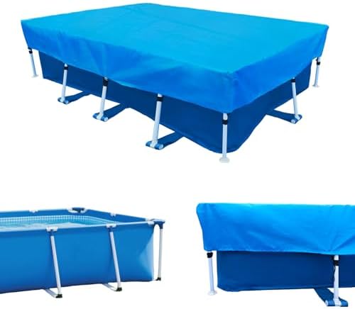 Amazon.com : 102 x 63 in Rectangular Pool Cover for Frame Above Ground ...