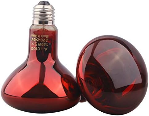 REPTI HOME Reptile Heat Lamp Bulb, Infrared Heat Lamp for Reptile 50W ...