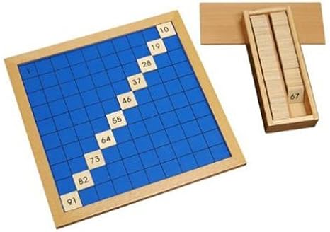 Amazon.com: Kid Advance Montessori Hundred Board : Toys & Games