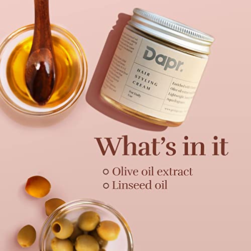 Dapr. Hair Styling Cream (100 grams) for Daily use | Enriched with ...