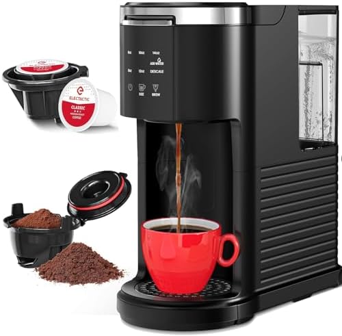 Amazon.com: COWSAR Single Serve Coffee Maker, 2 in 1 Coffee Capsule ...