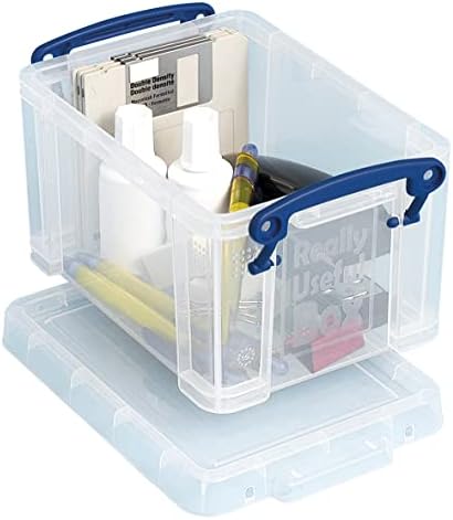 Really Useful Box Plastic Storage 1.5 Litre Clear : Amazon.co.uk: Home ...