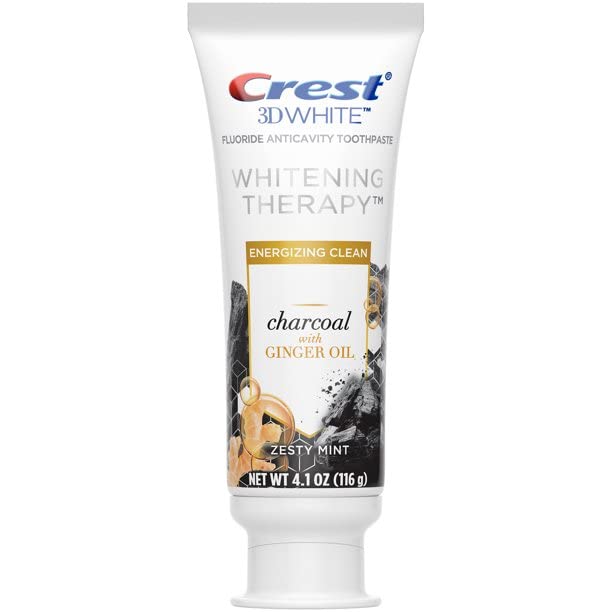 Amazon.com : Crest Charcoal 3D White Toothpaste, Whitening Therapy ...