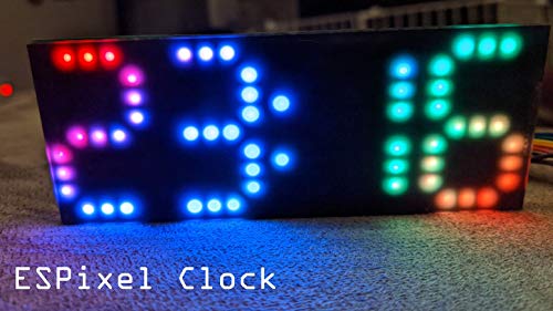 Buy Generic ESPixel Clock Pixel-Based 7 Segment Display with ESP32 ...