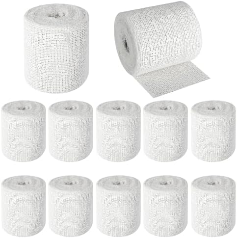 Amazon.com: 12PCS Plaster Cloth Rolls, 3 Inch x 15Feet Plaster Bandages ...
