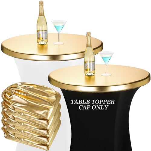 Amazon.com: Breling 4 Pcs Table Topper Cap for Round Cocktail Tables ...