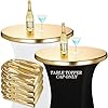 Amazon.com: Breling Table Topper Cap for Round Cocktail Tables ...