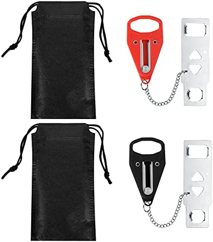 Portable Door Lock for Travel, Door Lock Self-Defense Security Device ...