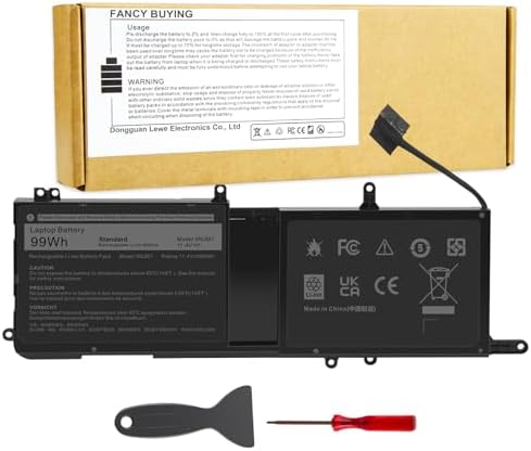 Amazon.com: Fancy Buying 9NJM1 44T2R MG2YH Laptop Battery for Dell ...