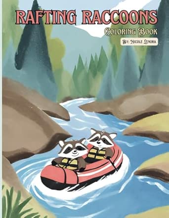 Amazon.com: Rafting Raccoons Coloring Book (A-Z Activity Animals ...