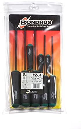 Amazon.com: Bondhus 34534 Set of 8 Stardriver Tools, sizes T9-T40 ...