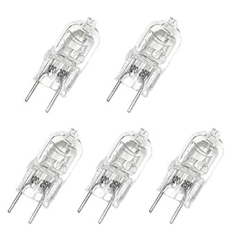 eTopLighting 5 Pack, 25W Halogen Bi-Pin Bulb, G8 Base, 110 - 130 Volt ...