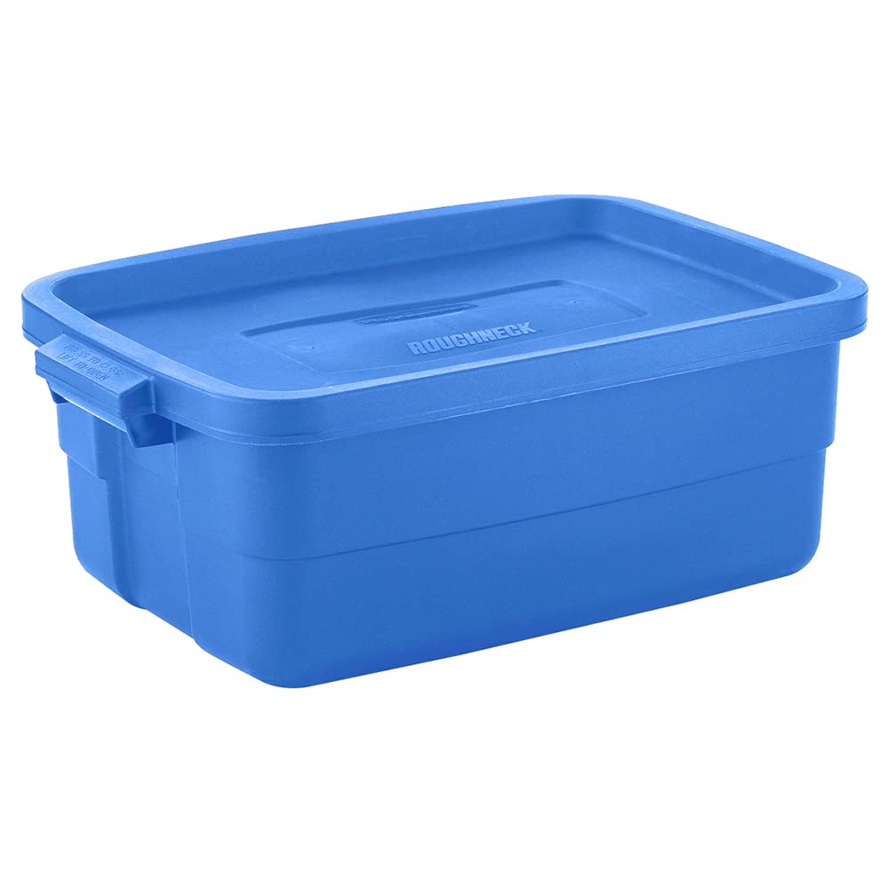 Rubbermaid Roughneck? 10 Gallon Storage Totes, Pack of 6, Durable ...