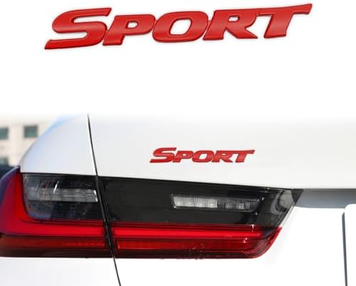 Amazon.com: 3D Sport Sticker Badge - Metal Styling Personalise Sport ...