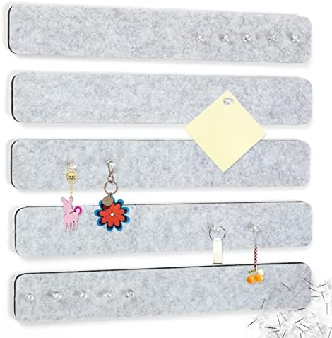 Amazon.com : Felt Pin Boards Bar Strips for Walls Bulletin Board ...