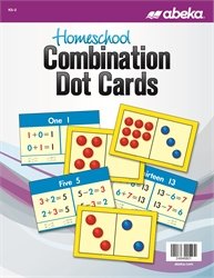 Homeschool Arithmetic Combination Dot Cards - Abeka Abeka K5 ...