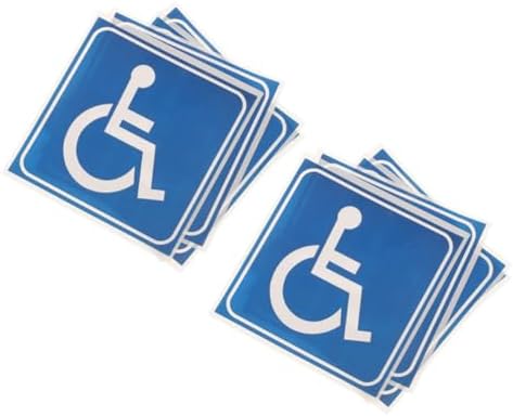 Amazon.com : ULTECHNOVO 15pcs Disabled Wheelchair Symbol Sticker Self ...