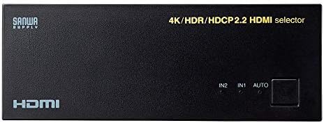 Amazon.co.jp: サンワサプライ 4K・HDR・HDCP2.2対応HDMI切替器(2入力・1出力) SW-HDR21L : 家電＆カメラ