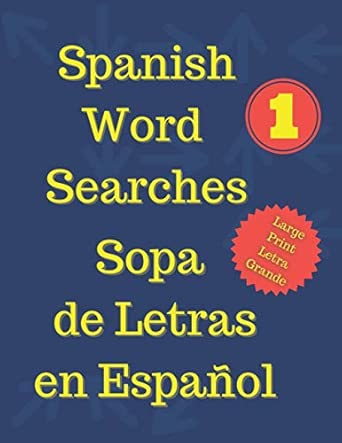 Spanish Word Searches | Sopa de Letras en Español: Spanish High ...
