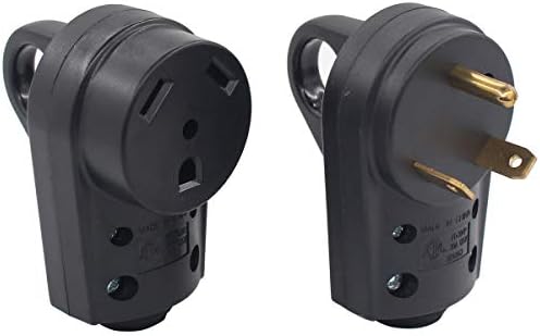 Amazon.com: XtremeAmazing 30Amp RV Male and Female Receptacle Plug ...