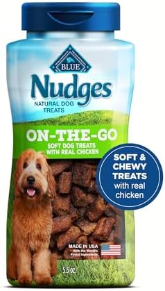 Amazon.com: Blue Buffalo Nudges Jerky Chews Natural Dog Treats Med ...
