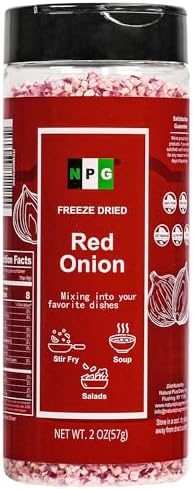 Amazon.com : NPG Freeze-Dried Red Onion 2 Oz, Chopped & Diced ...