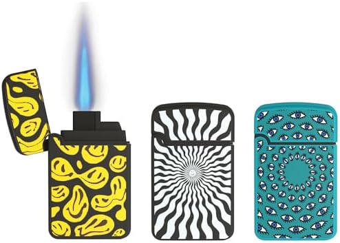 Amazon.com: Zengaz Prefilled 3 Pack Cool Torch Lighters - Refillable ...