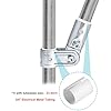 eoere 10 Sets Pivot Tee Pipe Fittings Connector T Adjustable Clamp ...