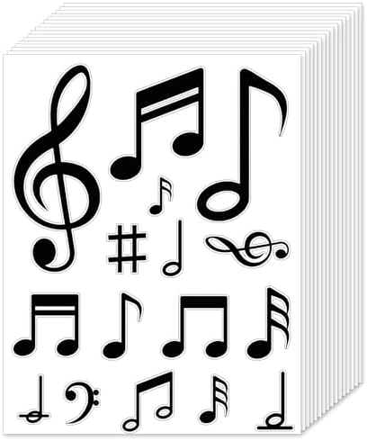 Amazon.com: 69Ft Musical Notes Bulletin Board Borders Colorful Cute ...